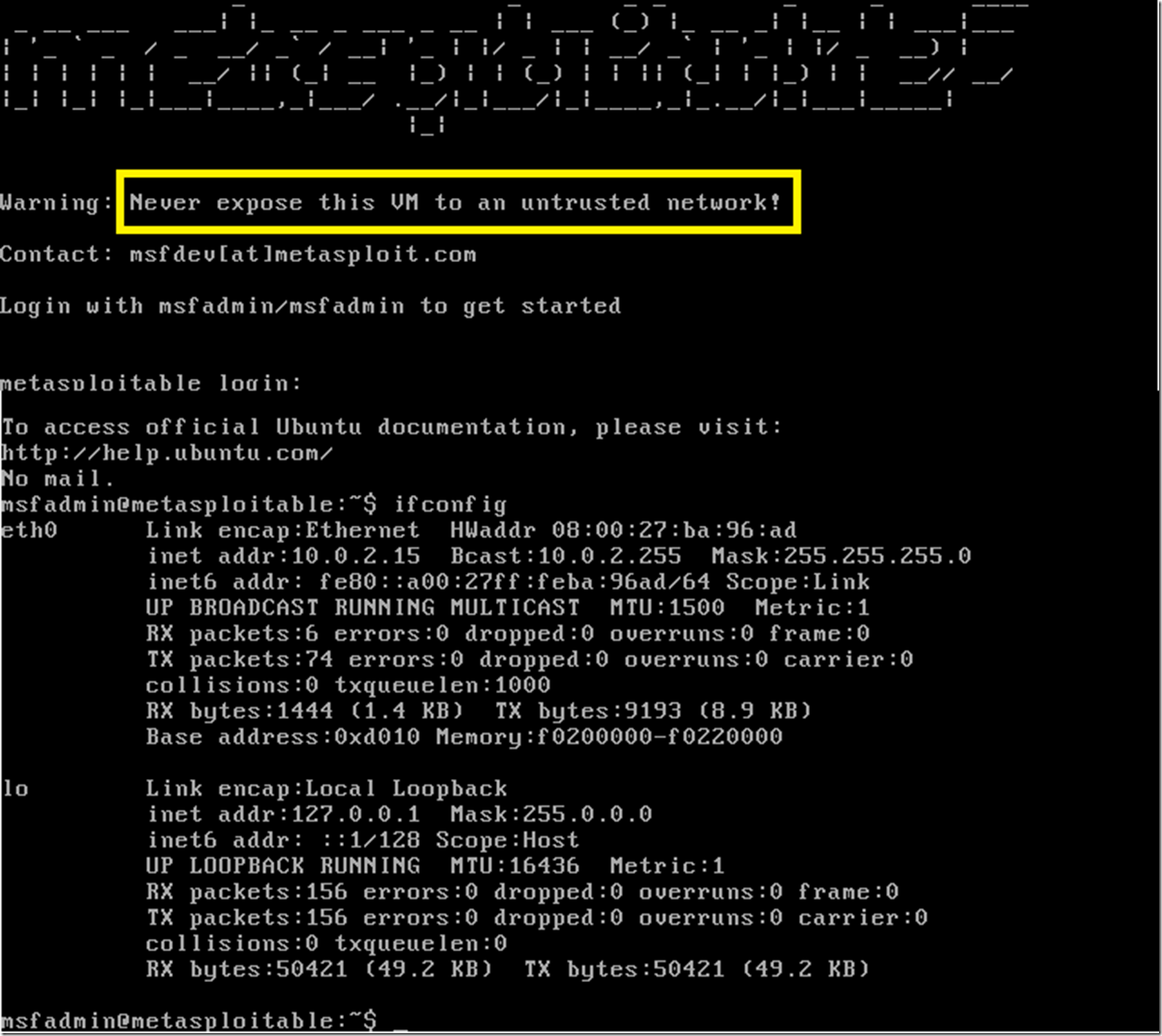 Setting Up A Hacking Lab With Kali Linux And Metasploitable Part 1 The Best C Programmer In