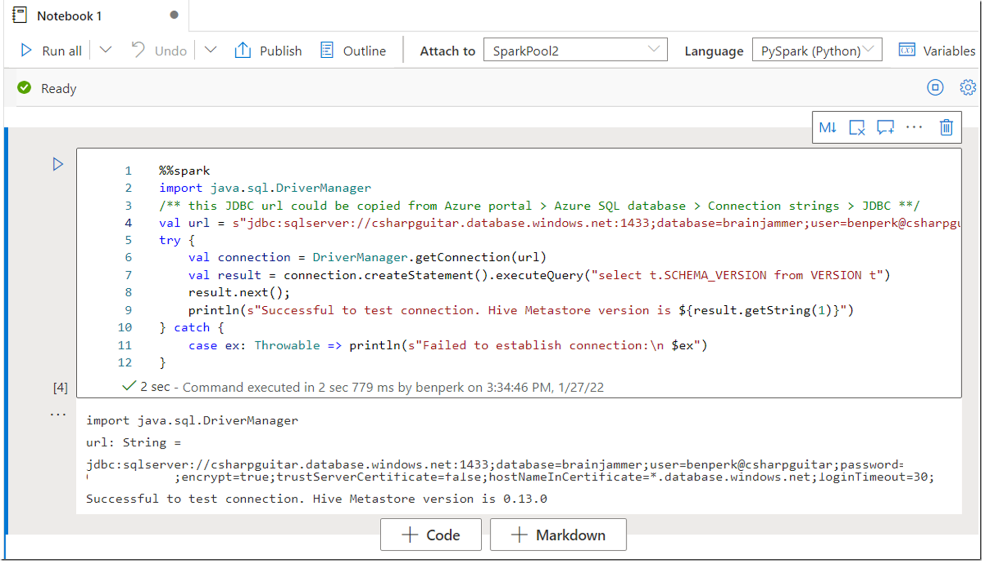 Use External Hive Metastore For Synapse Spark Pool The Best C Programmer In The World 8127
